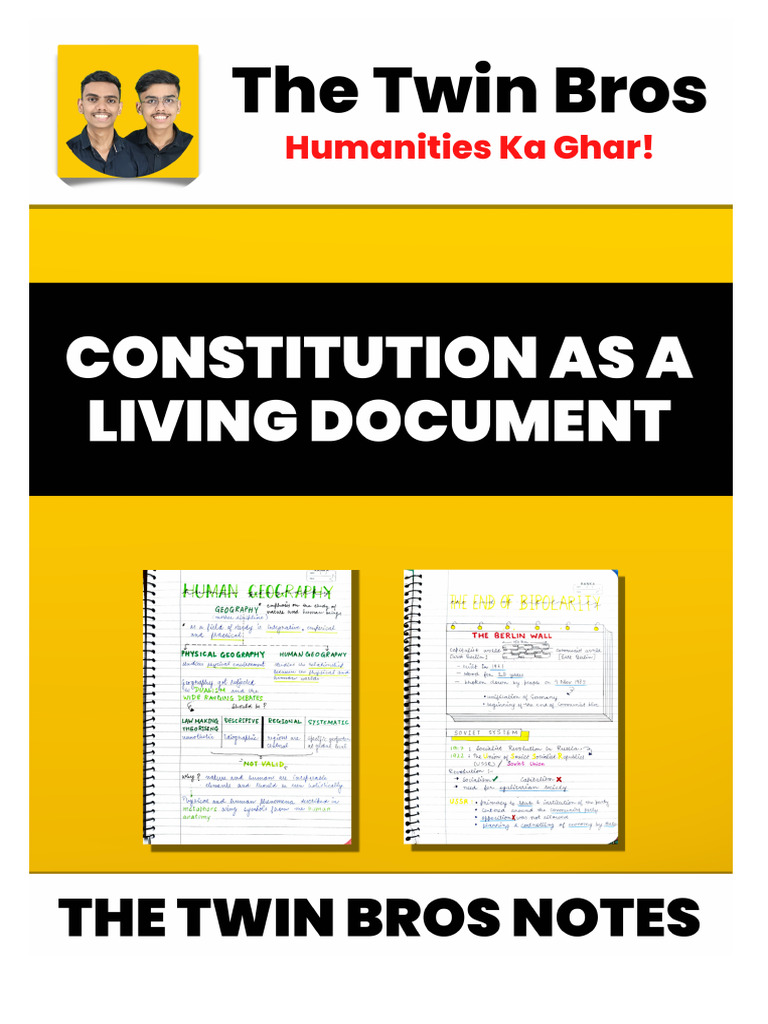 Constitution As A Living Document | PDF