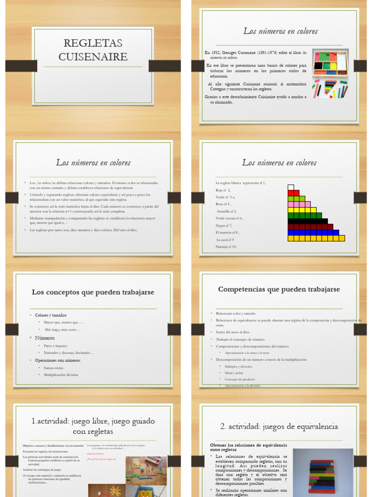 Tema 3 MATE Regletas | PDF | Color | Multiplicación