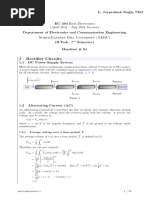 Multisim Tutorial: Component Toolbar | PDF | Electrical Network | Physical Quantities