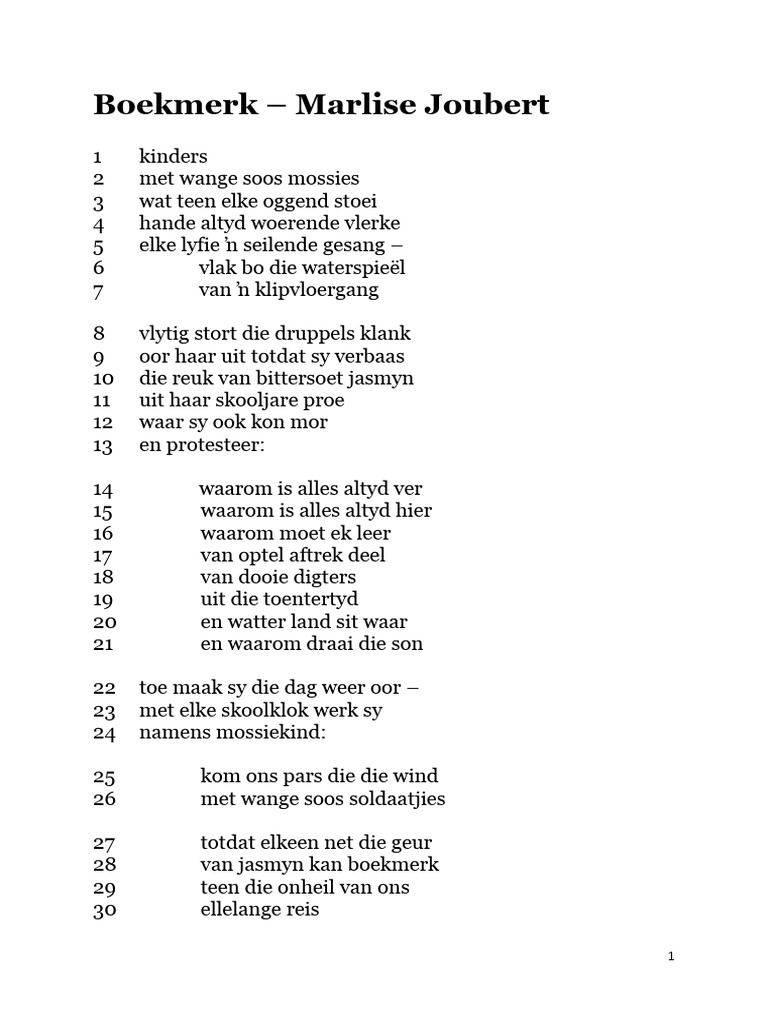 GEDIG 6 Boekmerk | PDF