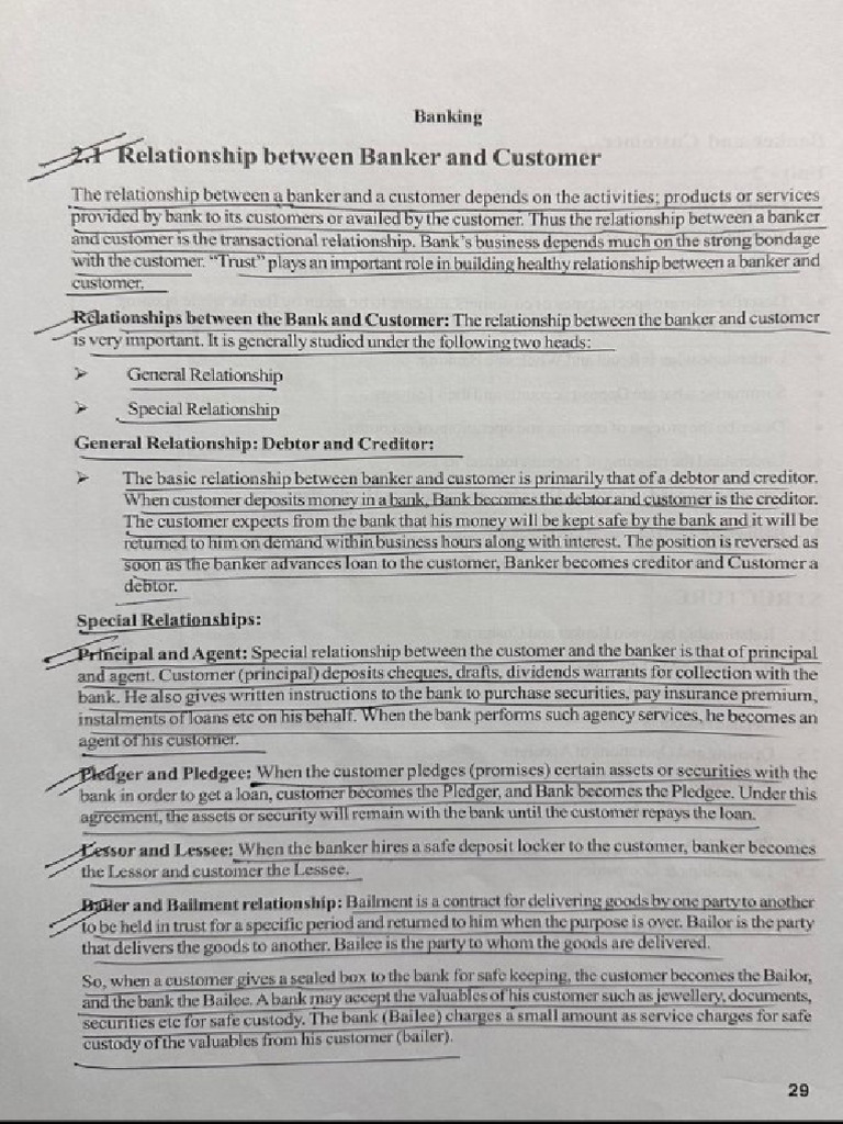 Banking Notes CH 2 | PDF