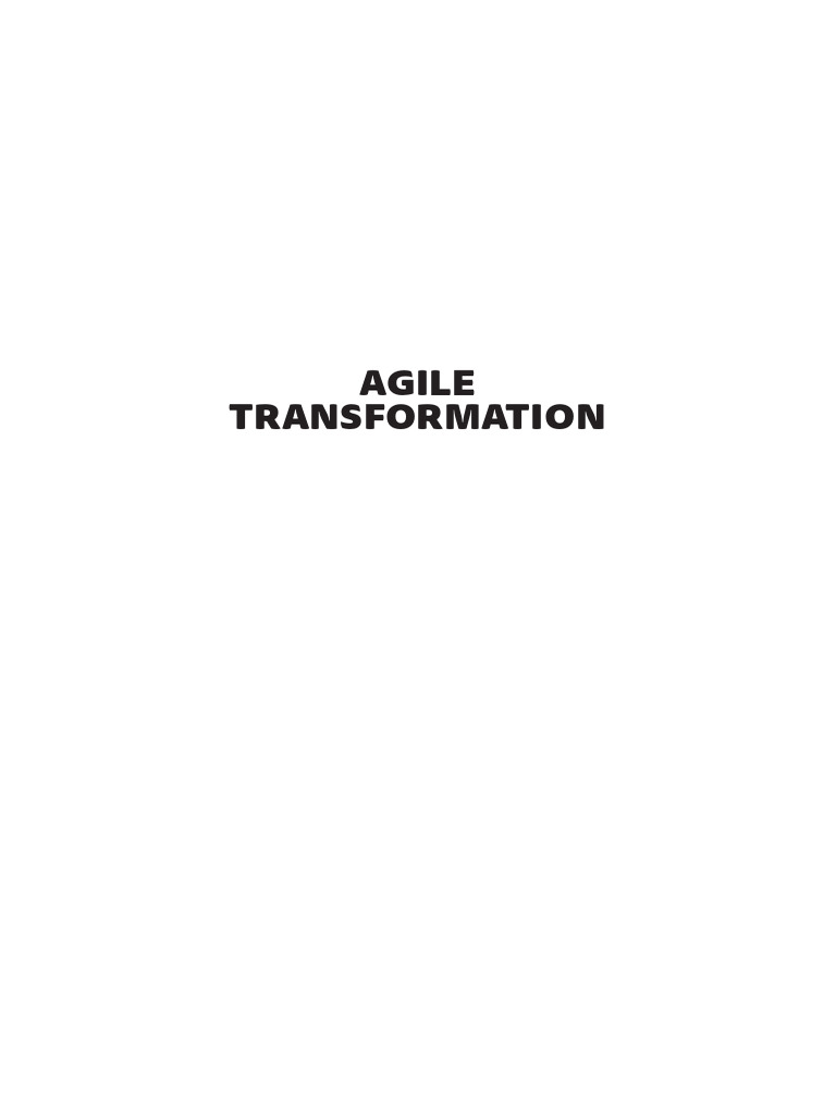 Free Download Agile-Tranformation LieshoutWaalKarstenSolingen 2022 | PDF | Agile Software ...