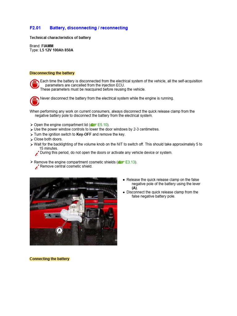 Battery Replacement, ECU Reset Procedures 2 | PDF | Screw | Nut (Hardware)