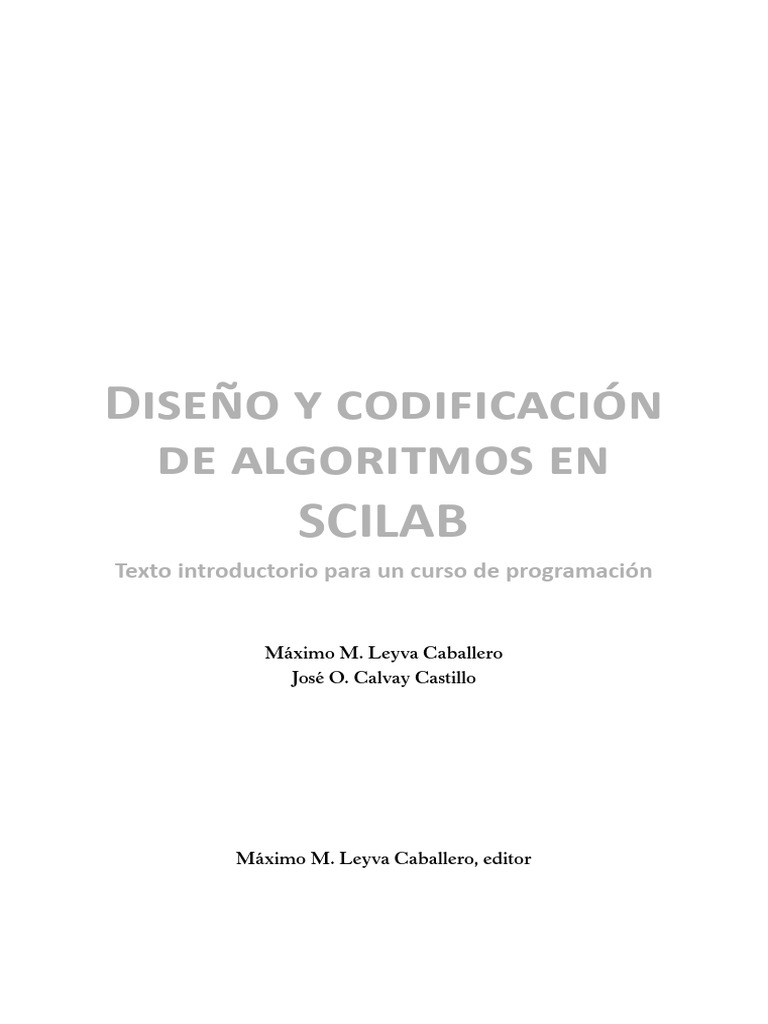 Funciones Avanzadas en SCILAB | PDF | Ecuaciones | Linealidad