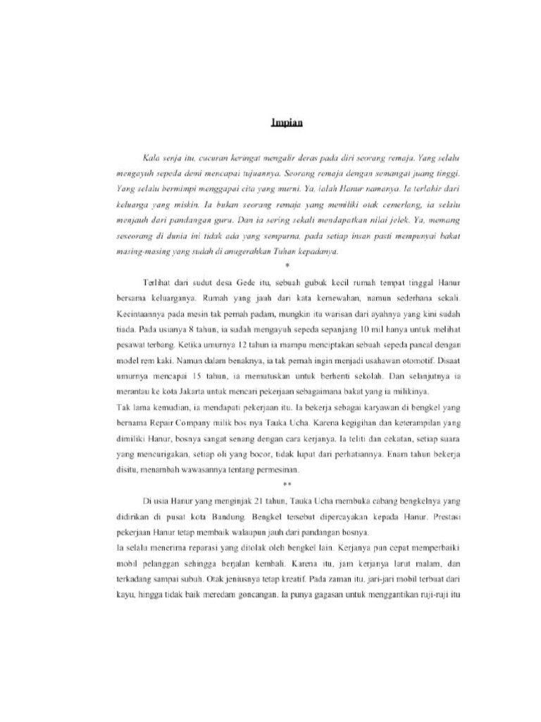 Contoh Cerpen 2 | PDF