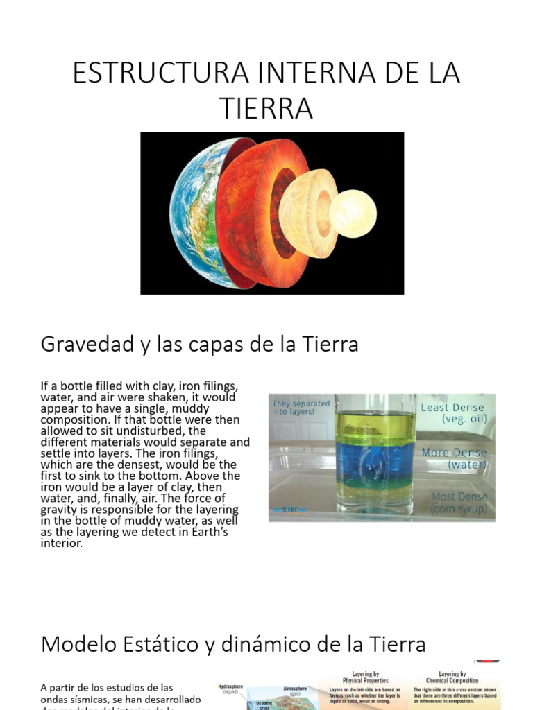 3 - Estructura Interna de La Tierra | PDF | Geofísica | Naturaleza