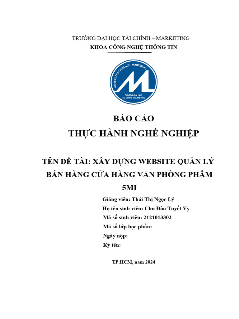 2.mau Bao Cao THNN 2024 | PDF