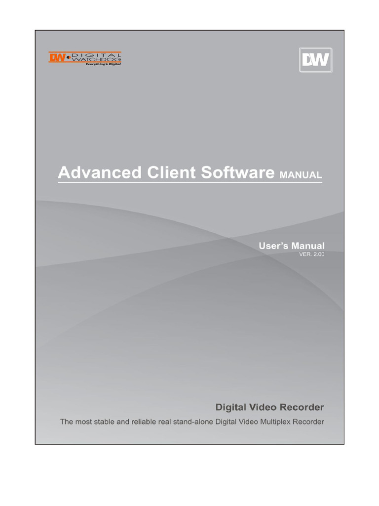VMAX ACS User Manual | PDF | Digital Video Recorder | Icon (Computing)
