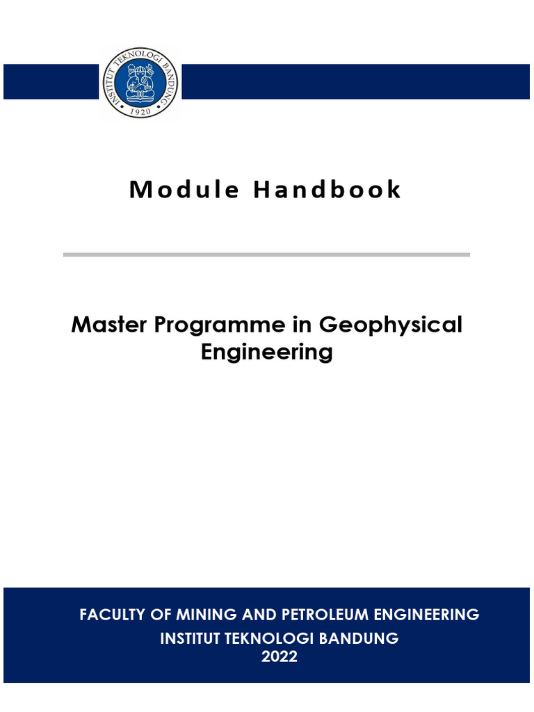 MPGE ModuleHandbook PDF Geophysics Fourier Transform