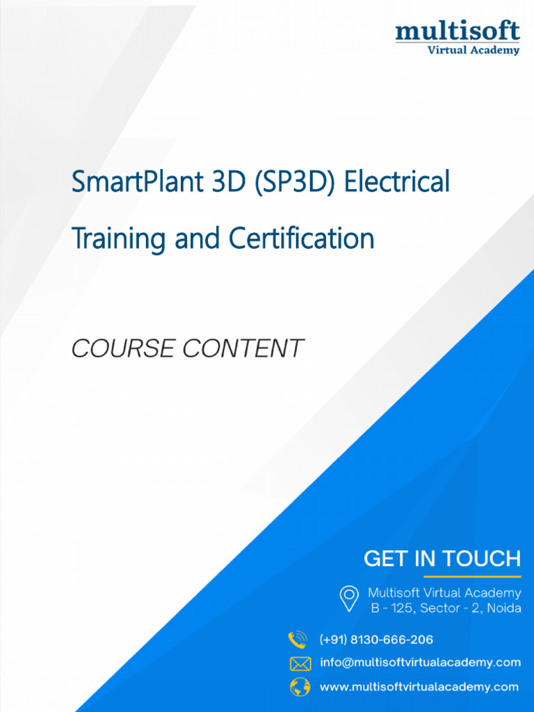 SP3D Electrical | PDF | Educational Technology | Computing