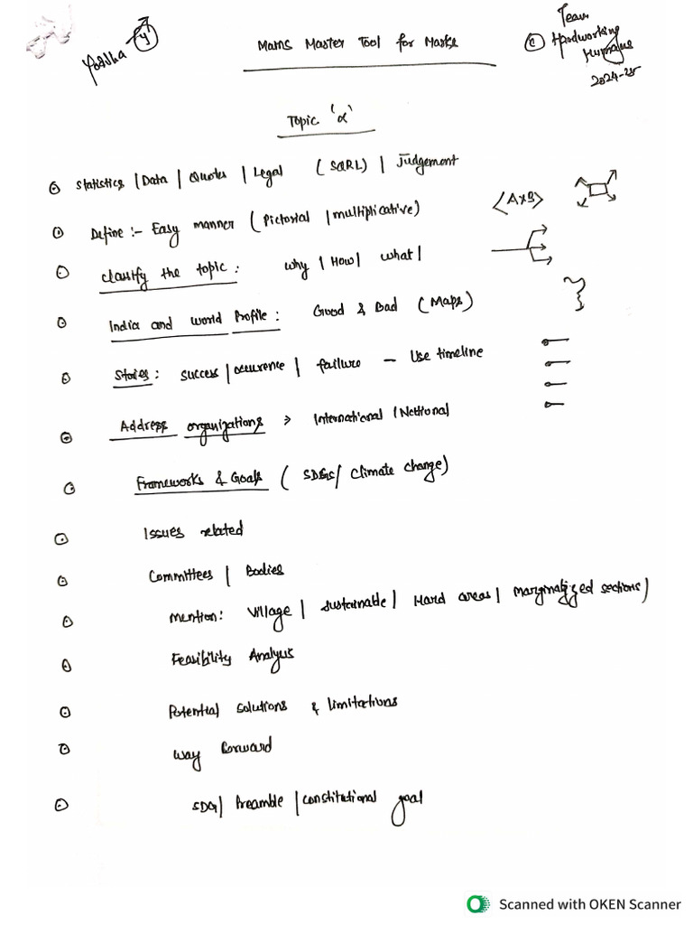 Master Marks Sheet - Mains | PDF