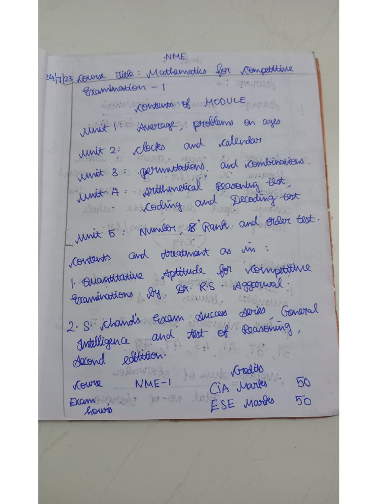 Aptitude Notes | PDF