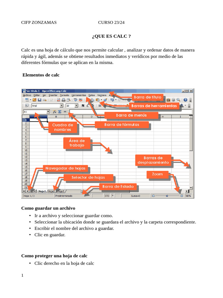 Apuntes de Calc 2023 | PDF | Hoja de cálculo | Informática