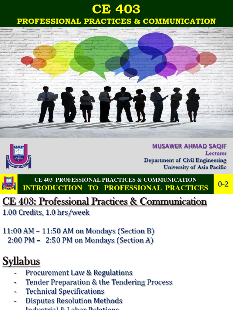 _Topic_0_Introduction_to_Professional_Practices | PDF | Communication ...