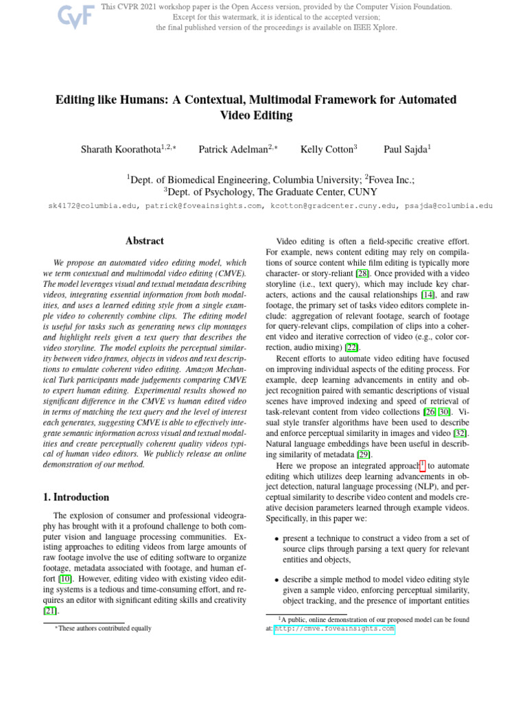 Koorathota_Editing_Like_Humans_A_Contextual_Multimodal_Framework_for_Automated_Video_CVPRW_2021 ...