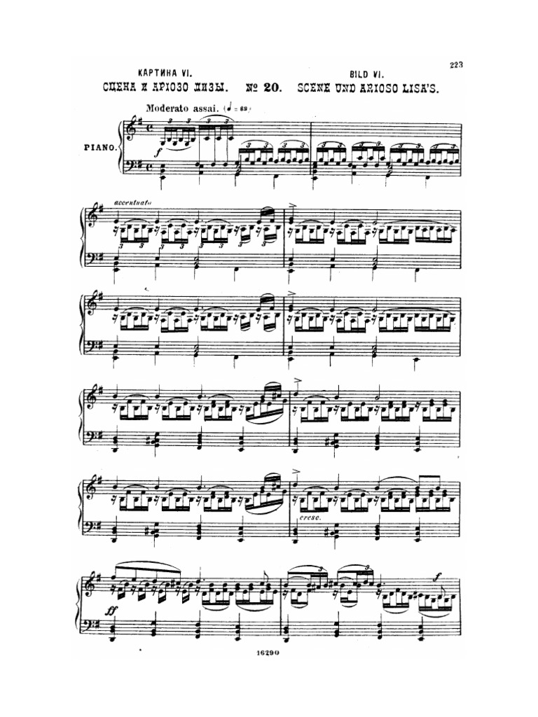 Lisa's Arie PIQUE DAME | PDF