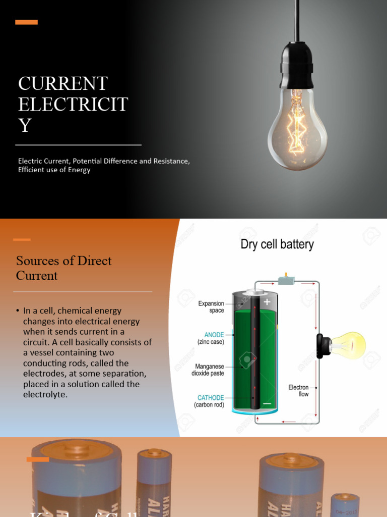 CURRENT ELECTRICITY - Grade 9 | PDF | Electrical Resistivity And ...