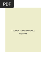Tsonga People | PDF | Southern Africa | Ethnicity