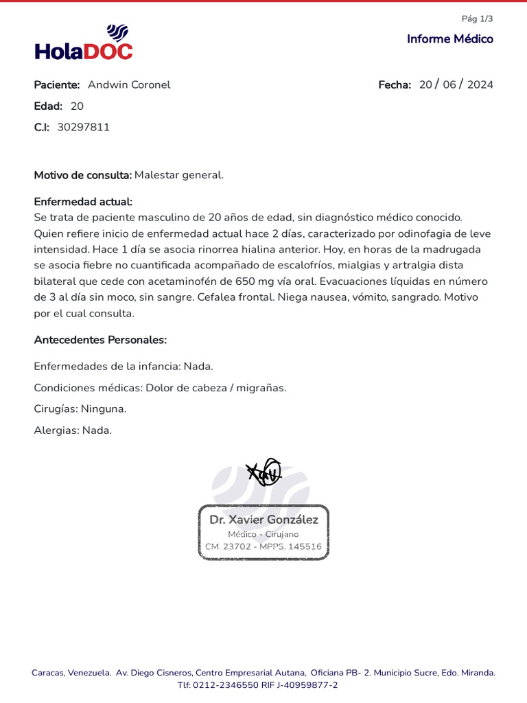 Malestar General - 2006 | PDF | Dolor de cabeza | Causas de la muerte