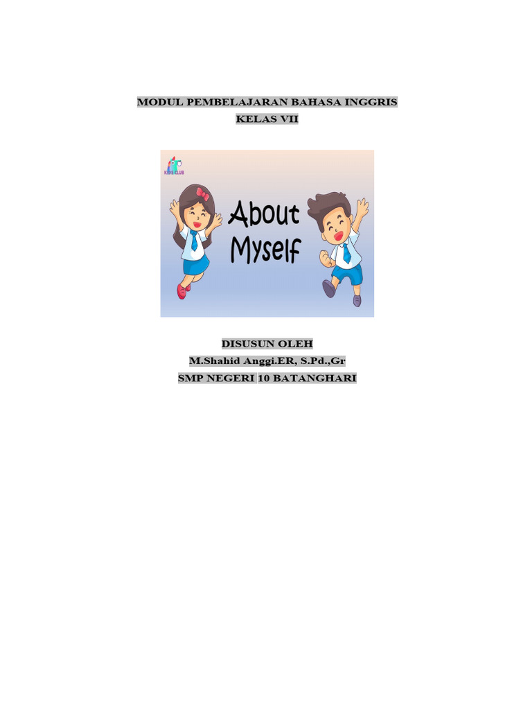 Modu MGMP Part 1 Introduce Oneself 140923 | PDF | Karier & Perkembangan