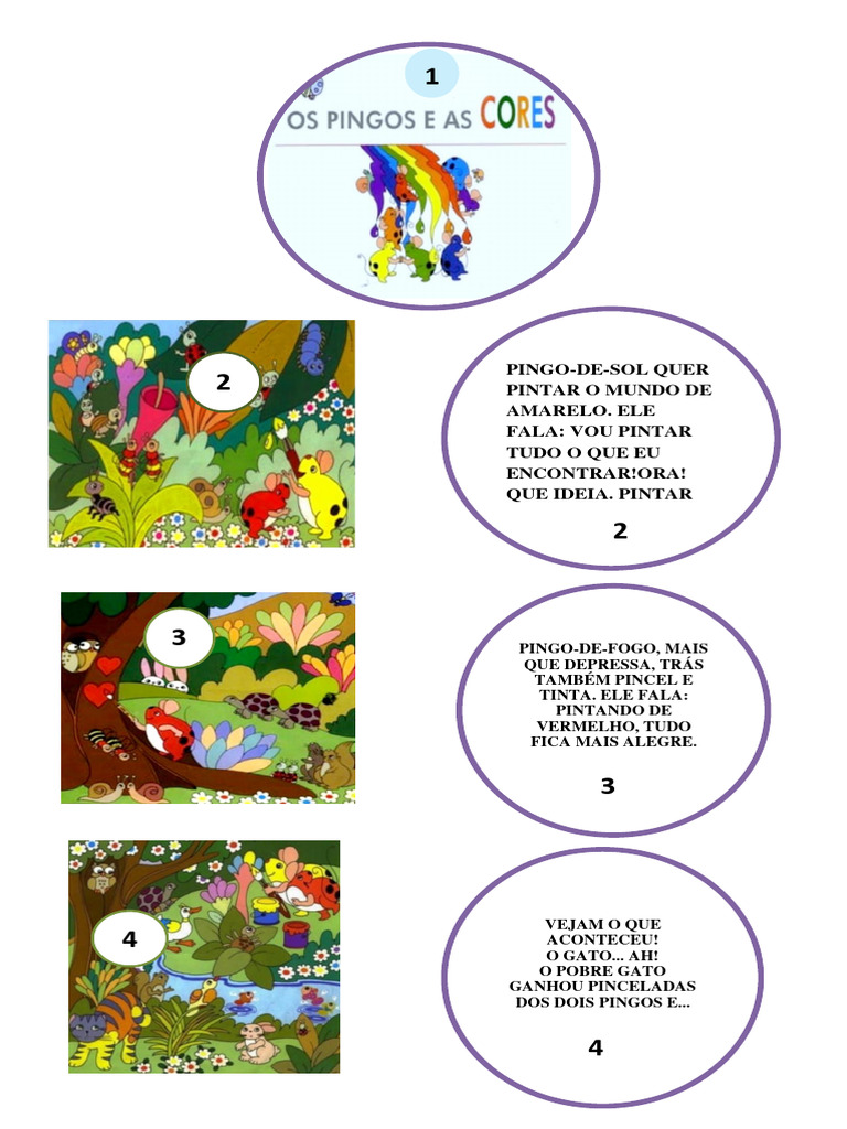 Pingos e Cores | PDF | Cor | Céu