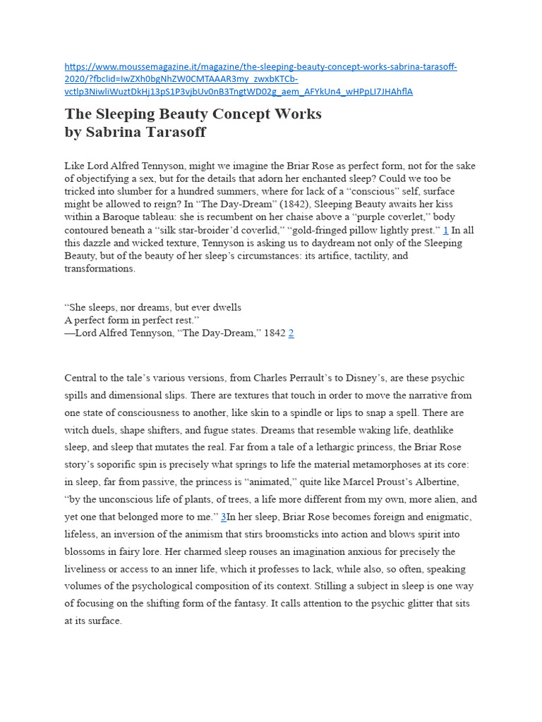 4 | PDF | Sleeping Beauty