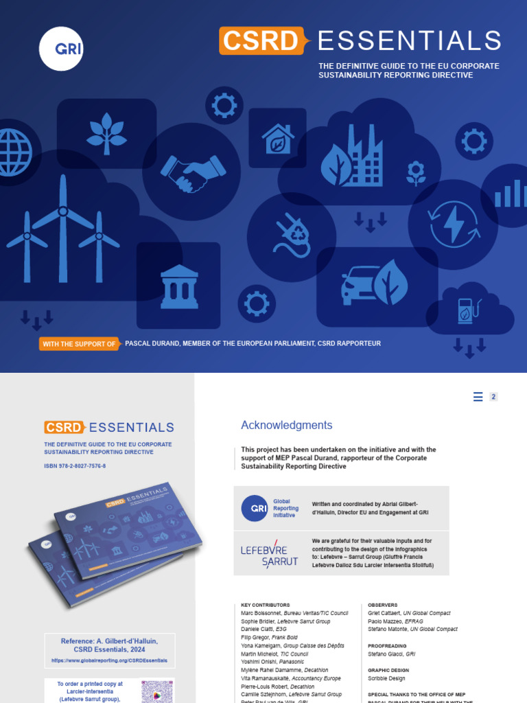 Gri CSRD Essentials | PDF | European Union | Business