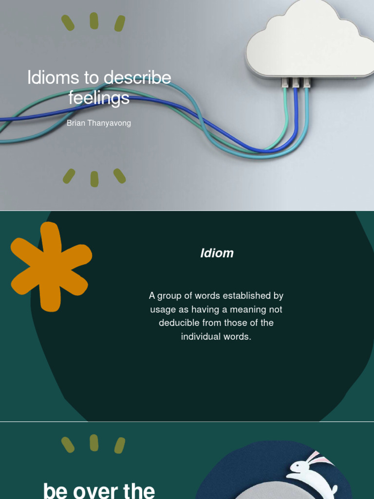 Idioms To Express Feelings | PDF