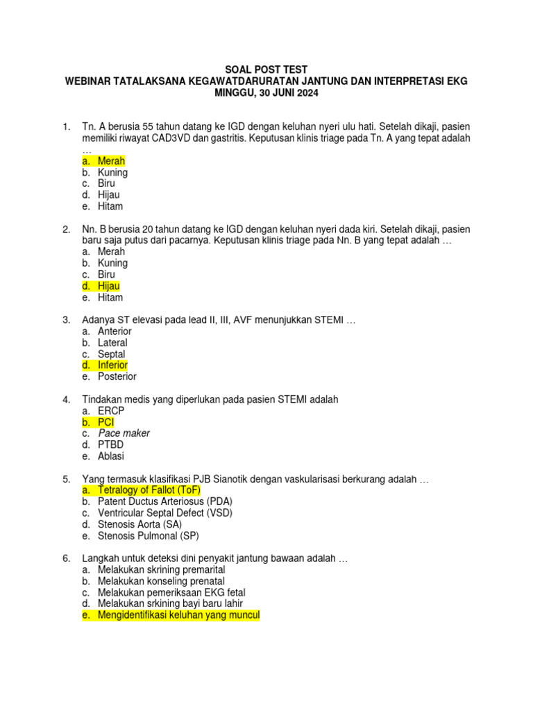 Pre - Post Test - 1 | PDF