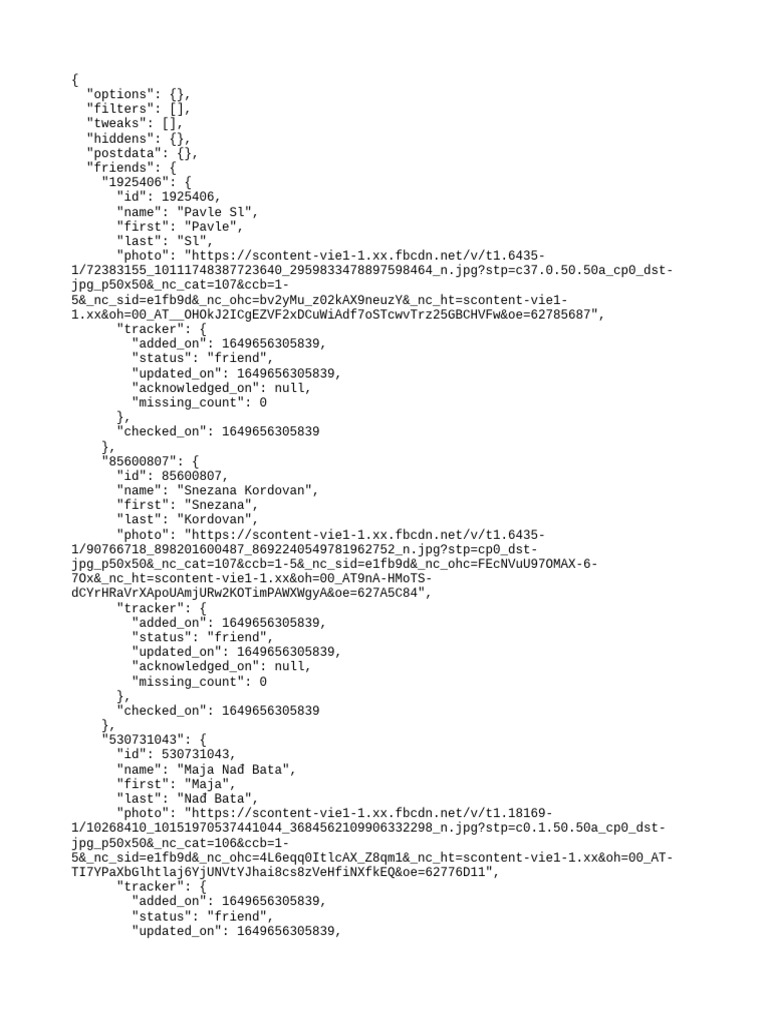 Social Fixer Settings 20220411 | PDF