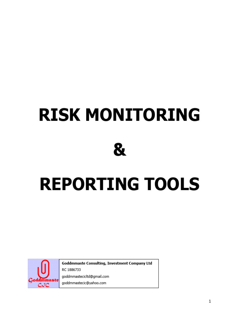 Risk Monitoring & Reporting Tools | PDF | Risk | Risk Management