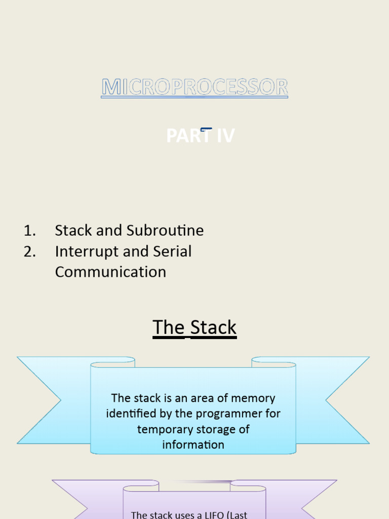 8085 Microprocessor: Stack & Interrupts | PDF | Computer Programming | Integrated Circuit