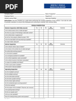 Mot Inspection Checklist Vt29 | PDF