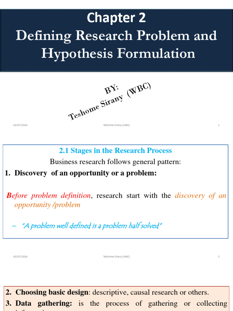 CH-2 BR | PDF | Hypothesis | Null Hypothesis