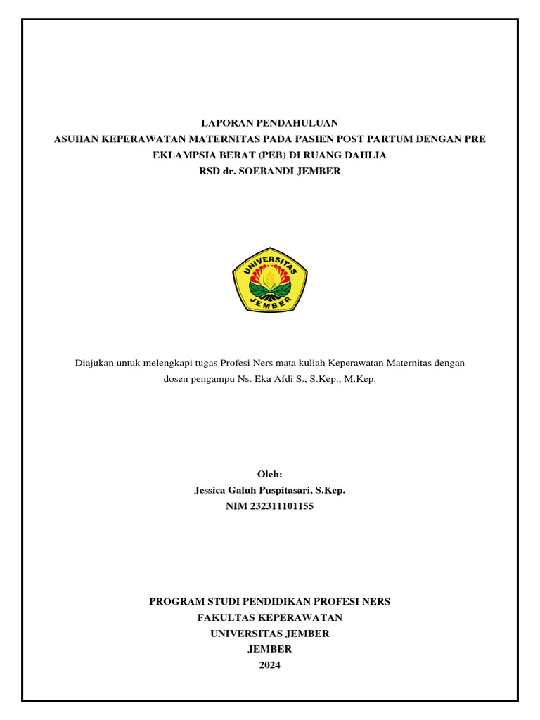 Peb Post Partum - LP Fiksssssss Abis | PDF