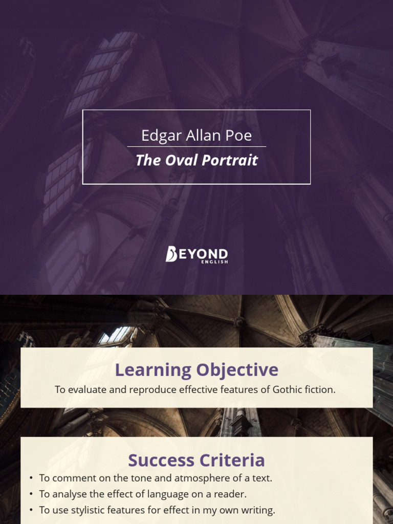 Edgar Allan Poe-The Oval Portrait-PowerPoint | PDF | Narration | Edgar ...