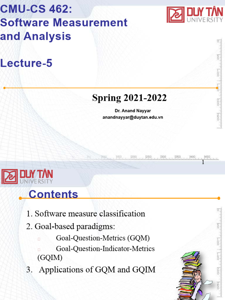 CMU-CS 462 - Software Meassurement and Analysis - 2020S - Lecture Slides - 5 | PDF | Data | Goal