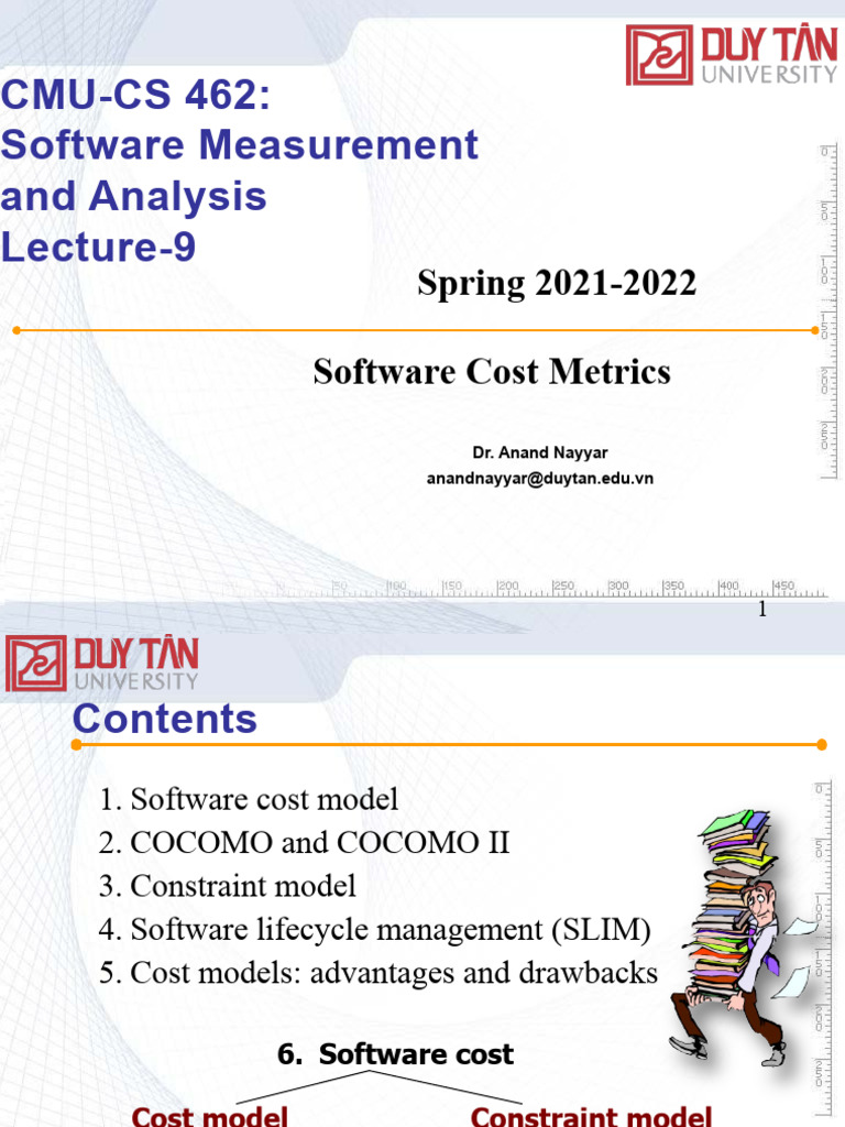 CMU-CS 462 - Software Meassurement and Analysis - 2020S - Lecture ...