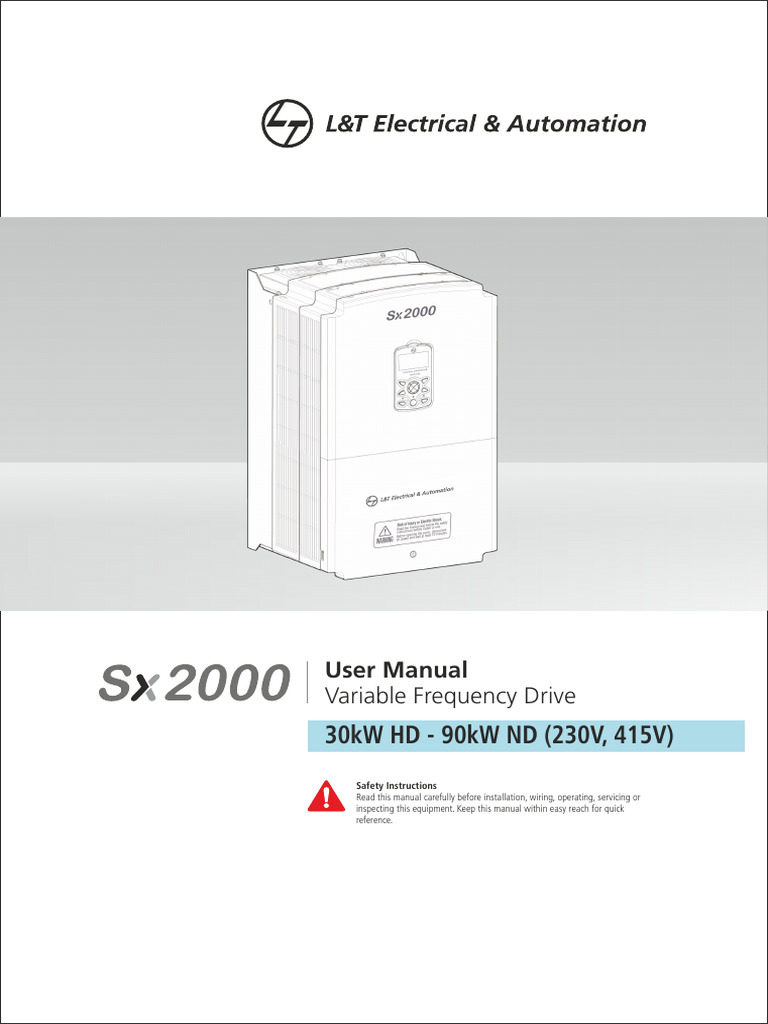 Sx2000 Manual 30-90kW | PDF | Power Inverter | Power Supply