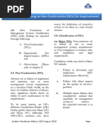 Non-Conformity Grading & Closure Guidelines | PDF | Audit | Food Safety