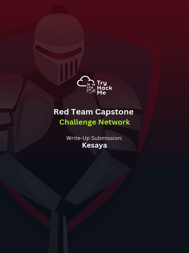 Red Team Capstone Network - Kesaya Write-Up | PDF | Computing | Software