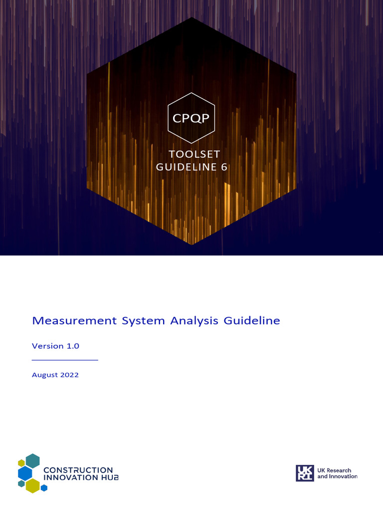 6 CPQP Msa Final | PDF | Measurement | Sampling (Statistics)