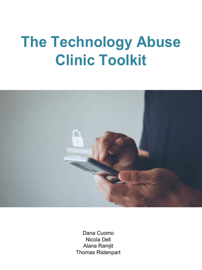 Tech Abuse Clinic Toolkit | PDF | Consultant | Violence
