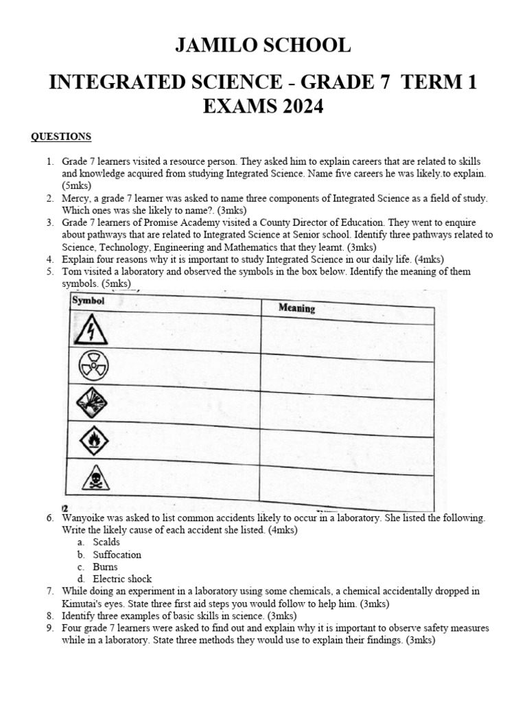 Integrated Science Grade 7 | PDF | Science | Learning