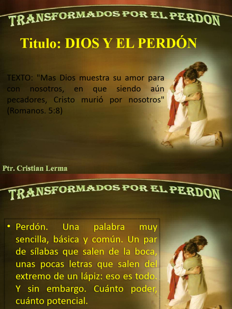 Dios y El Perdon | PDF | Pecado | Cristo (título)
