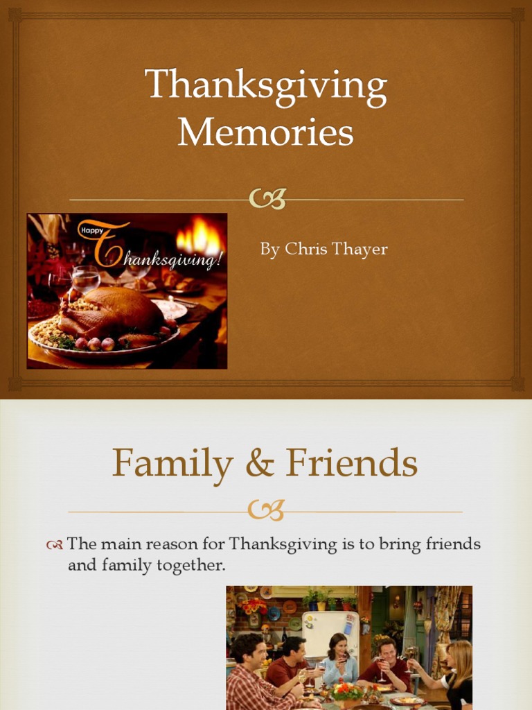 Thanksgiving: Family, Food, and Thanks | PDF | Wellness | Religion ...