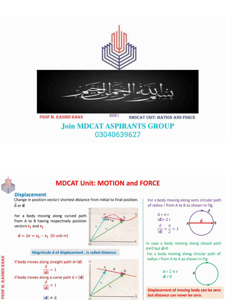 Force and Motion-1 | PDF