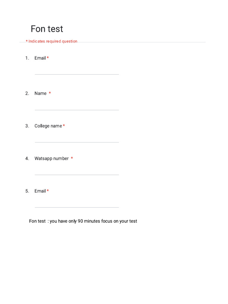 Fon Test | PDF | Patient | Nursing