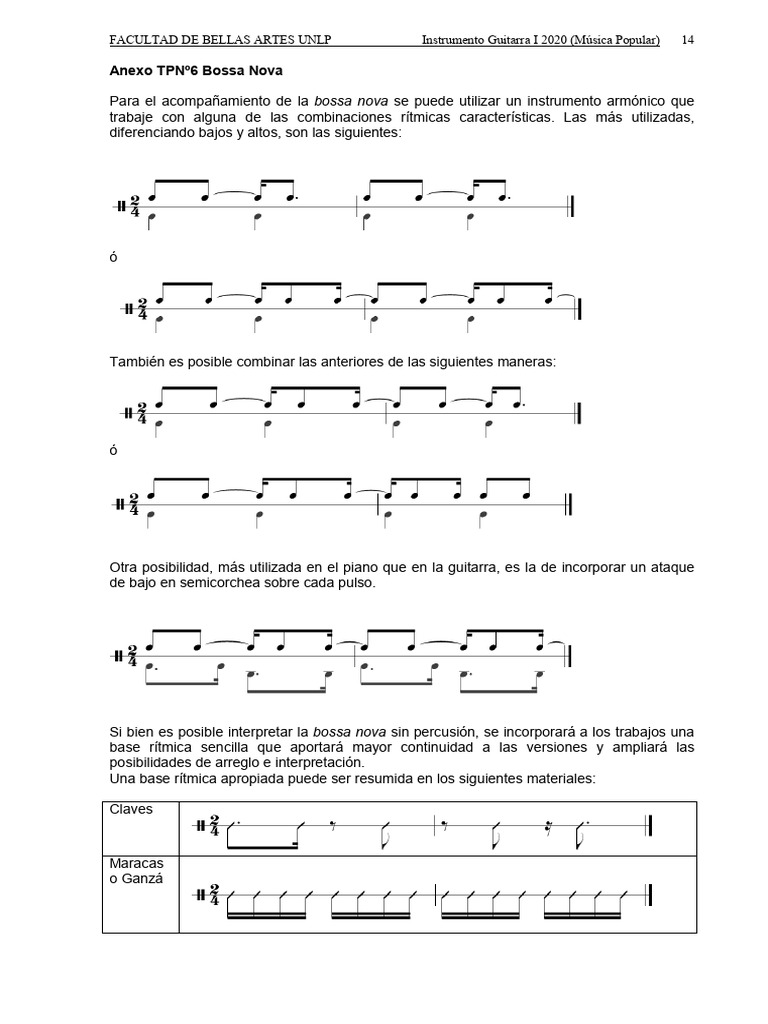 Bossa | PDF | Musicología