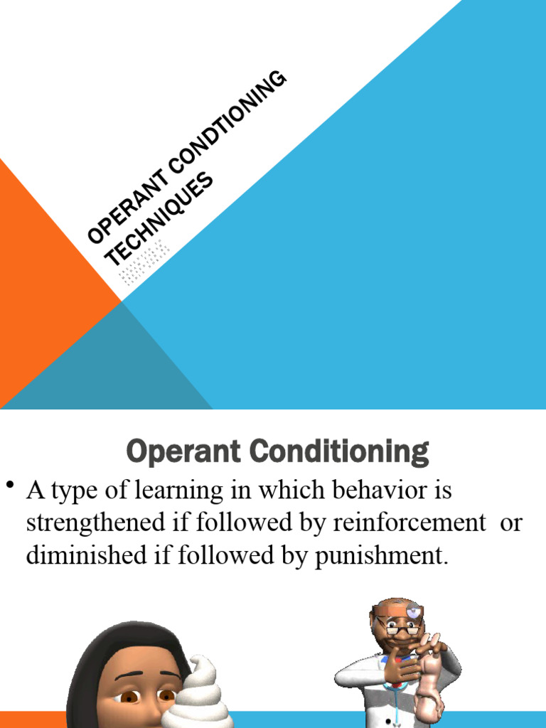 Operant Condtioning Techniques | PDF | Reinforcement | Punishments